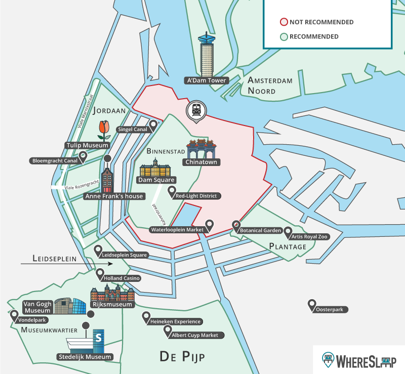 Where to stay in Amsterdam: best areas and neighborhoods